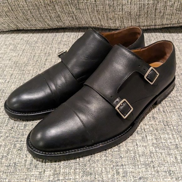 Bally | Shoes | Bally Double Monk Strap Shoes Mens Us 8 | Poshmark